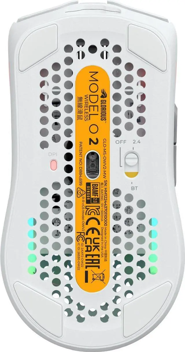 Glorious Model O2 RGB Wireless Gaming Mouse - Hybrid Wireless ...