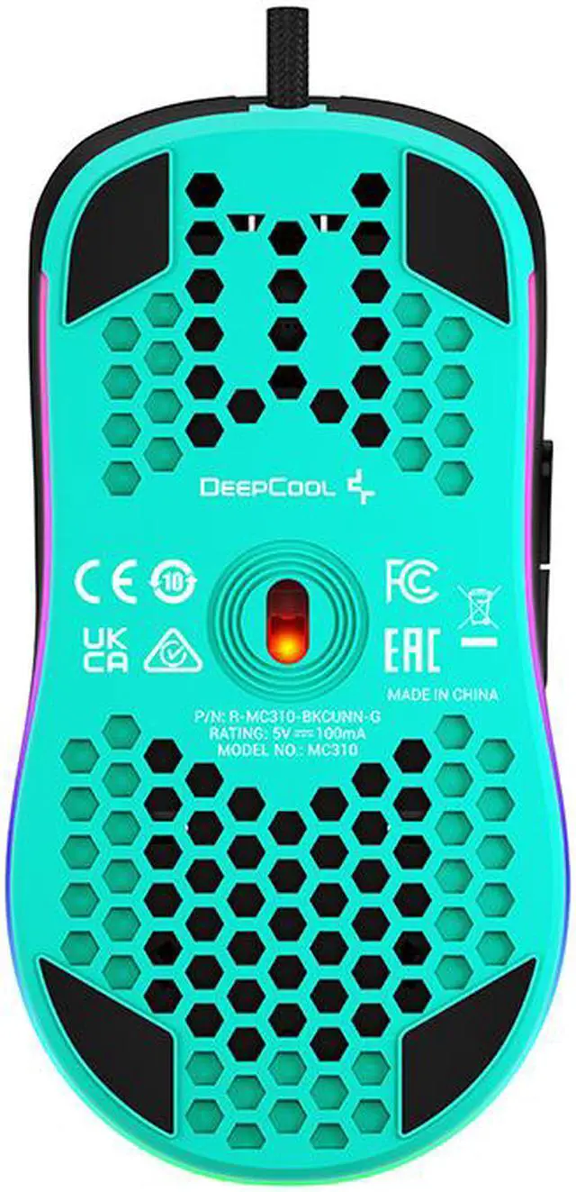 DeepCool MC310 Ultralight Gaming Mouse, 12800 DPI Optical Sensor, 7 ...