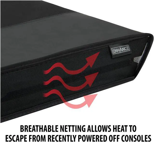 ENHANCE PS4 Dust Cover PlayStation 4 Console Protector with Breathable ...