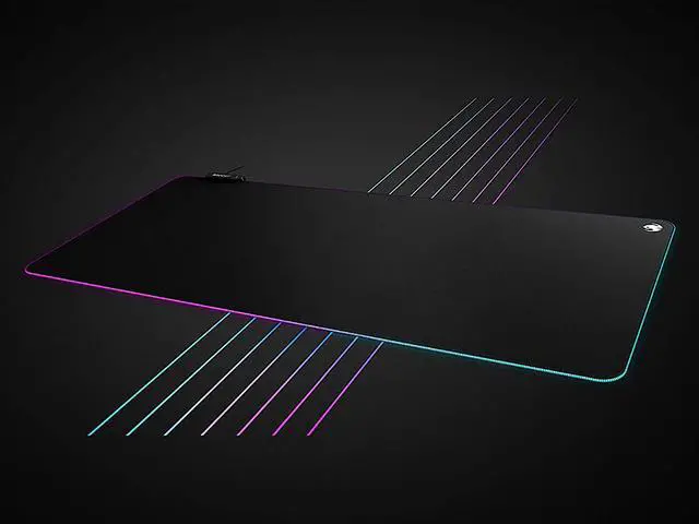 ROCCAT Sense AIMO XXL Ultra-Wide PC Gaming Mousepad, RGB Illumination ...