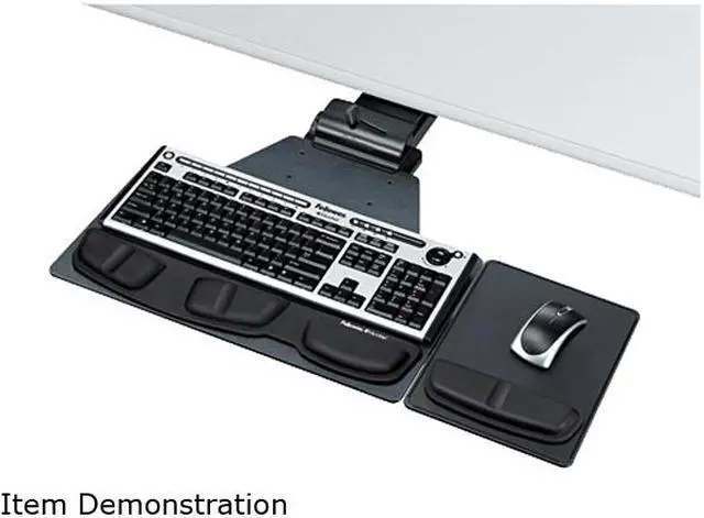 Fellowes 8035901 Professional Corner Executive Keyboard Tray, 19 x 14-3 ...