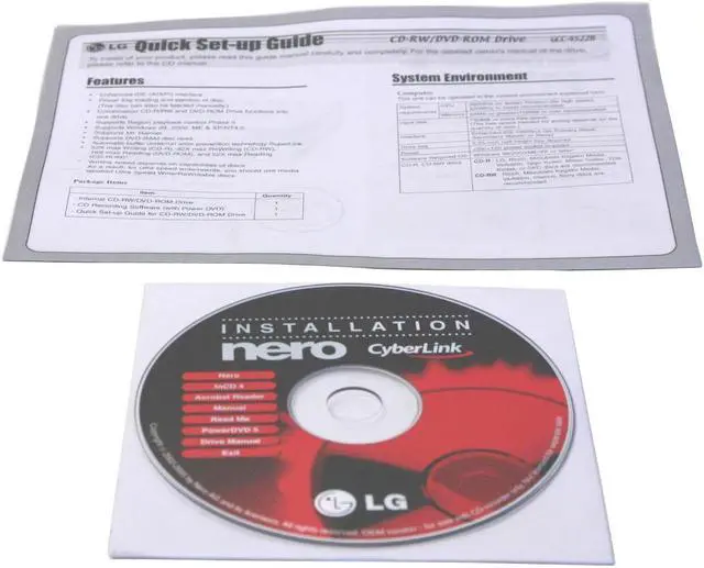 Open Box: LG Combo Drive Ivory E-IDE / ATAPI Model GCC-4522BB - Newegg.com