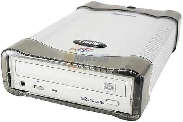 Open Box: Addonics USB 2.0 External CD Burner Model AEMCDRWII52 ...