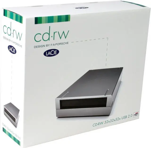 LACIE USB 2.0 External CD Burner Model 300705U - Newegg.com