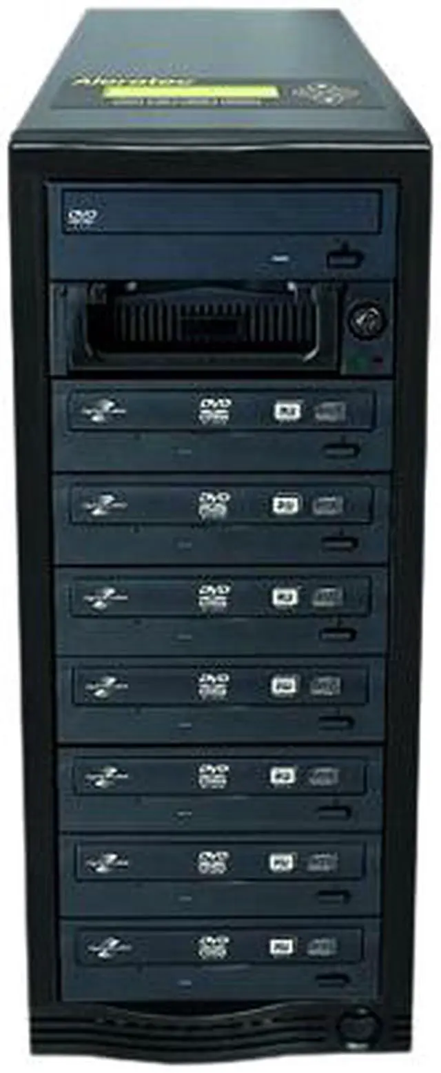Aleratec Black 1 to 7 DVD CD Tower Publisher SLS Duplicator Standalone ...