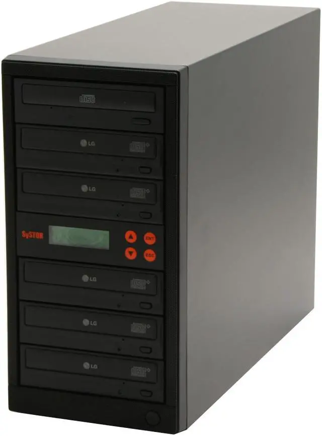 Systor Black 1 to 5 CD Duplicator with USB 2.0 Model SYS105C - Newegg.com