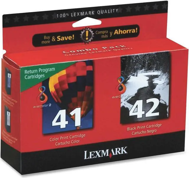 Lexmark No. 41/42 Combo Ink Cartridges - Newegg.com
