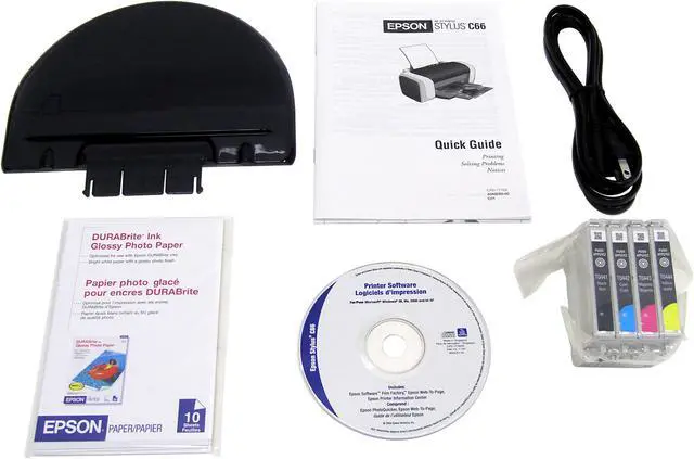 EPSON Stylus C66 C11C573071 USB InkJet Personal Color Printer - Newegg.com