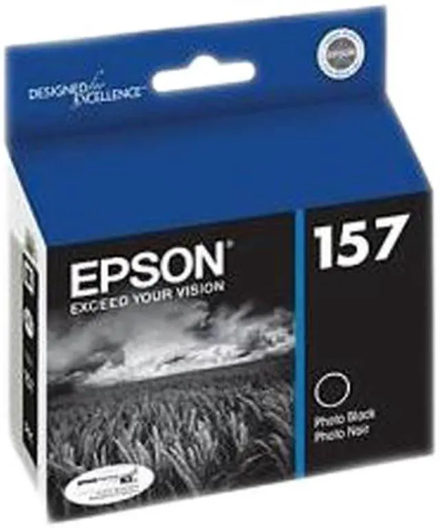 EPSON T157120 UltraChrome K3 157 Ink Cartridge Photo Black - Newegg.com