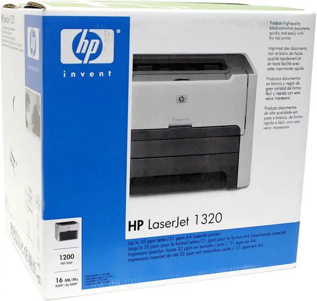 Used - Good: HP LaserJet 1320 Q5927A Personal Monochrome LPT / USB ...