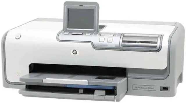 HP Photosmart D7360 Q7058A USB InkJet Photo Color Printer - Newegg.com