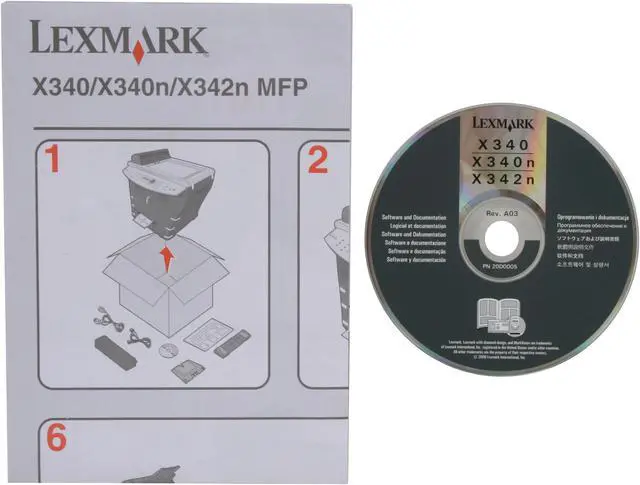 Lexmark X342n 20D0001 MFC / All-In-One Monochrome Ethernet (RJ-45 ...