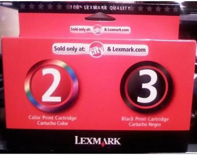 Lexmark 2/3 Ink Cartridge - Combo Pack - Black/Color - Newegg.com
