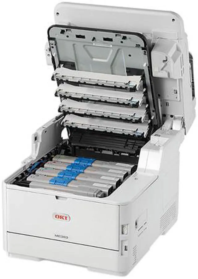 Open Box: Oki Data MC363dn (62447601) Duplex USB / Ethernet Multifunction Color Laser Printer ...