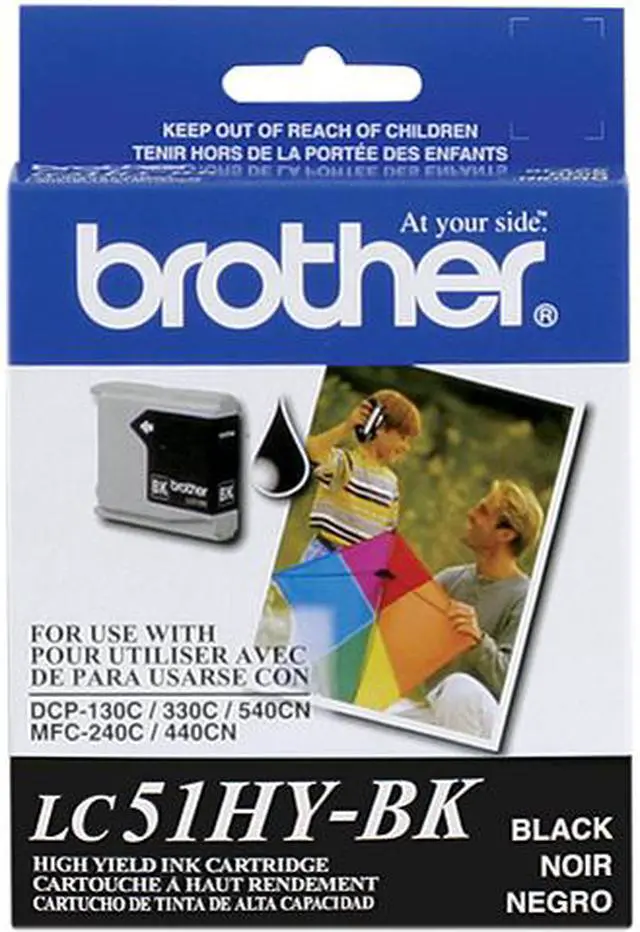 Brother LC51HYBK High Yield Innobella Ink Cartridge - Black - Newegg.com