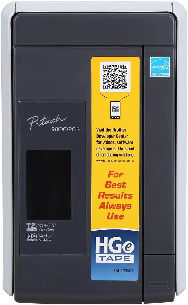 Brother PT9800PCN Desktop Barcode & Identification Printer Network ...