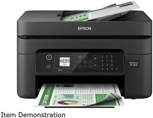 Epson WorkForce WF-2830 Wireless All-In-One Color Inkjet Printer ...