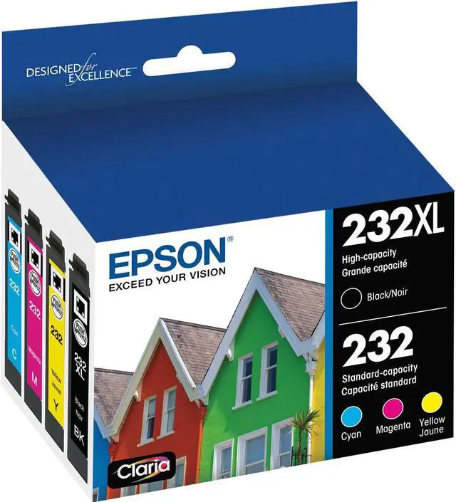 Epson - T232 Black and Color Combo Ink Cartridge - Newegg.com