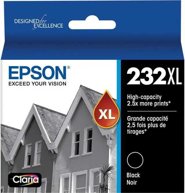 Epson Claria T232XL High Capacity Black Ink Cartridge - Newegg.com