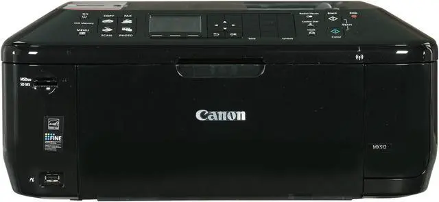 Canon PIXMA MX512 Ethernet (RJ-45) / USB / Wi-Fi InkJet All-in-One ...
