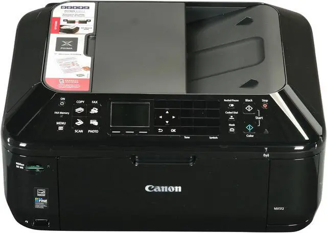 Canon PIXMA MX512 Ethernet (RJ-45) / USB / Wi-Fi InkJet All-in-One ...