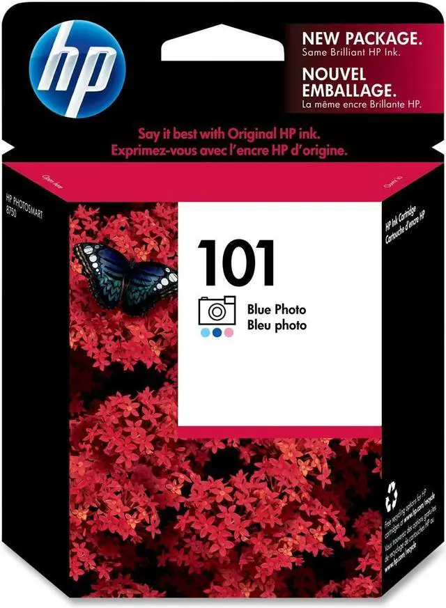 HP 101 Blue Photo Inkjet Print Cartridge(C9365AM) - Newegg.com