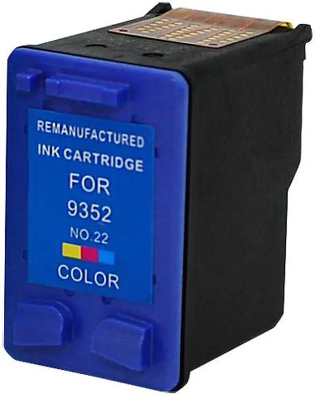 Green Project Remanufactured Color Ink Cartridge Replacement for HP 22 ...