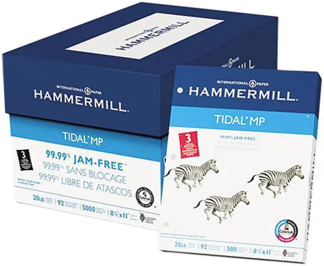 Hammermill Tidal MP Copy 3-Hole Punched Paper, 92 Brightness, 20lb, Ltr ...