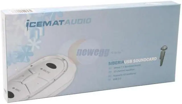 iCEMAT Siberia 10061 White Sound Card - Newegg.com