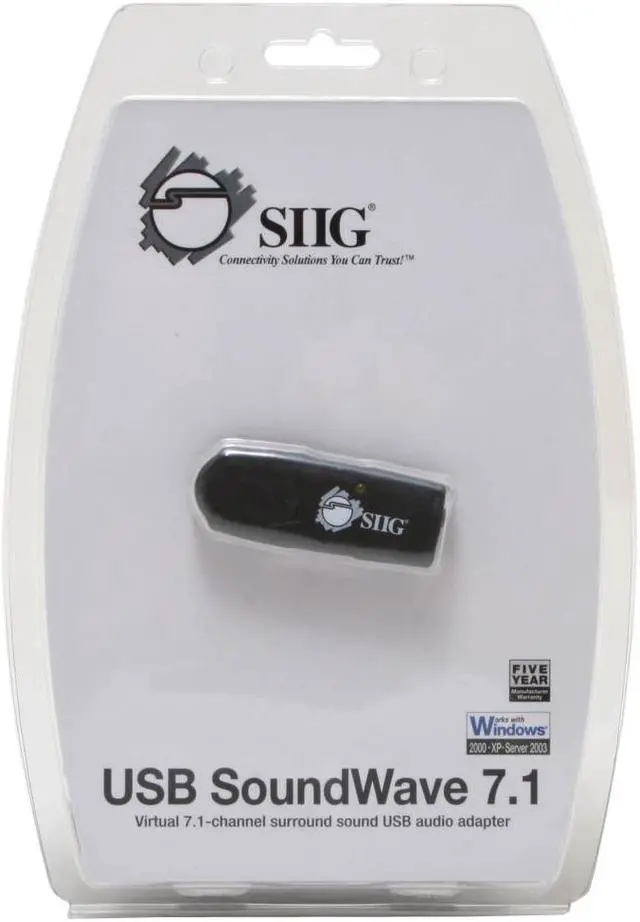 SIIG CE-S00012-S1 audio adapter - Newegg.com