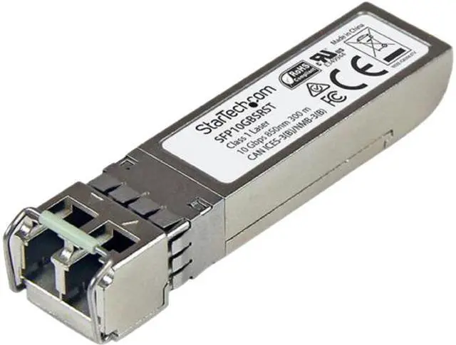 StarTech.com SFP10GBSRST 10GBASE-SR SFP+ Transceiver Module - 10 Gpbs - 300m - MSA Compliant ...