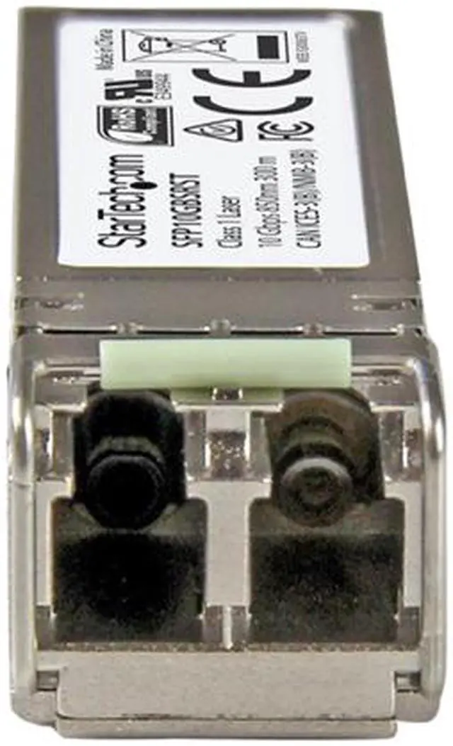 StarTech.com SFP10GBSRST 10GBASE-SR SFP+ Transceiver Module - 10 Gpbs - 300m - MSA Compliant ...