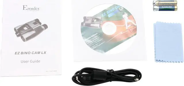 Ezonics EZ-637 Black 2MP BinoCamLX Binocular and 2MP Digital Camera in ...