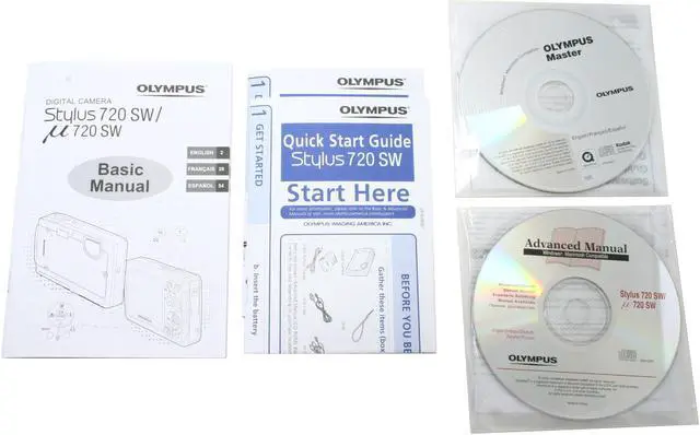 OLYMPUS Stylus 720 SW Silver 7.1 MP Digital Camera w/10 ft. Waterproof ...