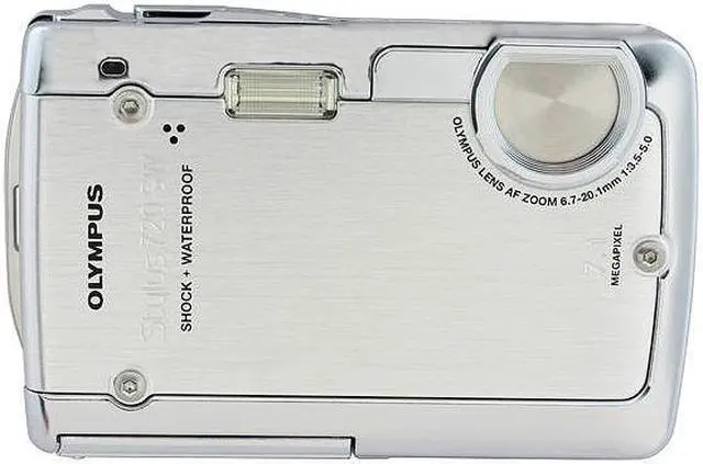 OLYMPUS Stylus 720 SW Silver 7.1 MP Digital Camera w/10 ft. Waterproof ...