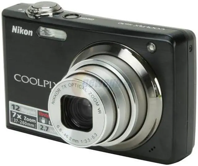 Nikon CoolPix S630 Jet Black 12.0 MP Digital Camera - Newegg.com