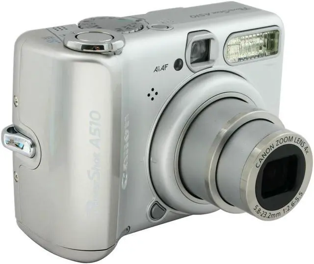 Canon 0122B001 Silver 3.2MP PowerShot A510 + Selphy CP400 Printer ...