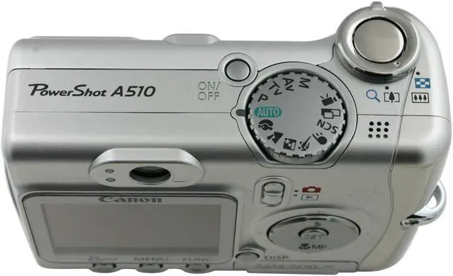 Canon 0122B001 Silver 3.2MP PowerShot A510 + Selphy CP400 Printer ...