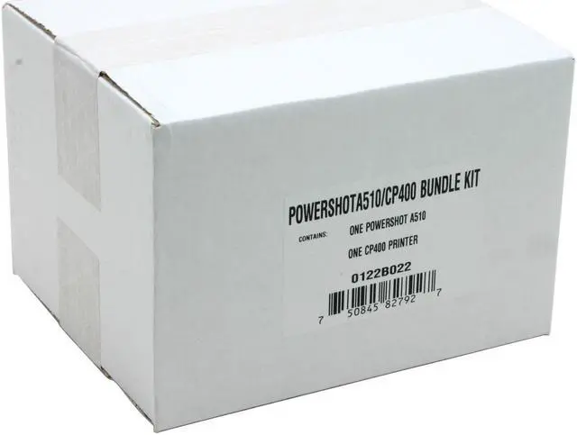 Canon 0122B001 Silver 3.2MP PowerShot A510 + Selphy CP400 Printer ...