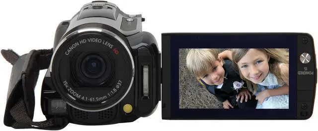 Refurbished: Canon VIXIA HF M301 (4361B018) Black High Definition Flash ...