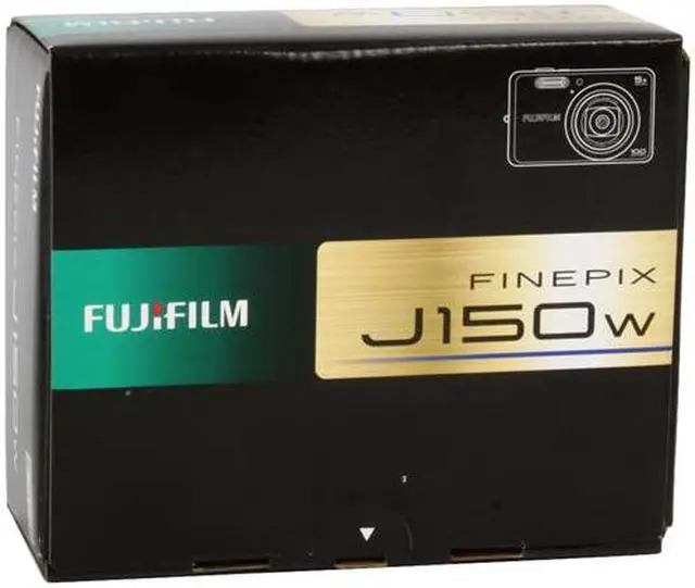 Refurbished: FUJIFILM FinePix J150W Silver 10 MP 28mm Wide Angle ...