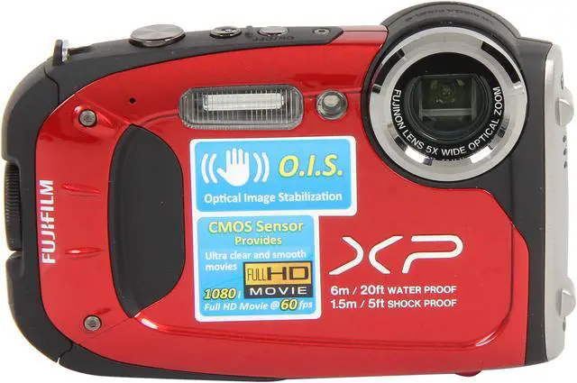 FUJIFILM FinePix XP60 16318681 Red 16.4 MP 2.7" 230K Digital Camera - Newegg.com
