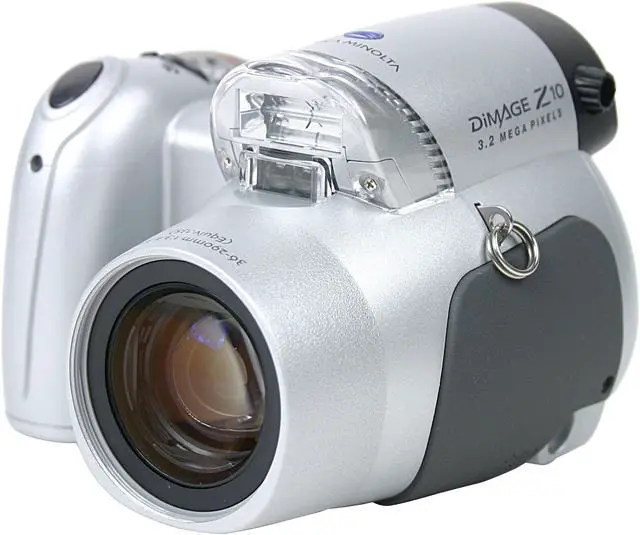 KONICA MINOLTA DiMAGE Z10 2-Tone 3.2MP Digital Camera - Newegg.com