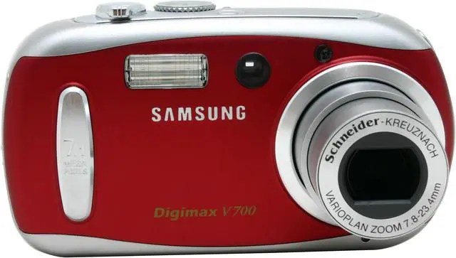 SAMSUNG DigiMax V700 Wine 7.0 MP Digital Camera With 3x Optical Zoom ...