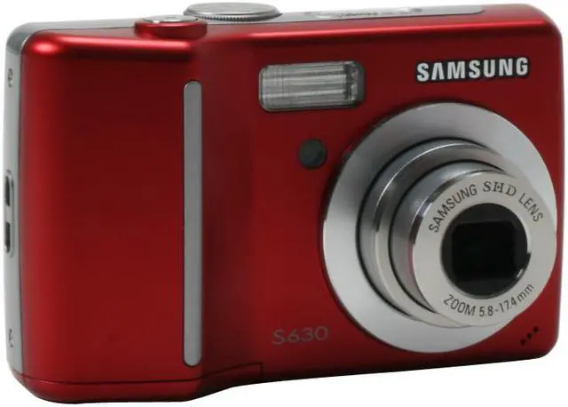 SAMSUNG S630R Red 6.0 MP Digital Camera - Newegg.com