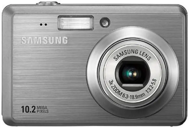 SAMSUNG SL102 Silver 10.2 MP Digital Camera - Newegg.com