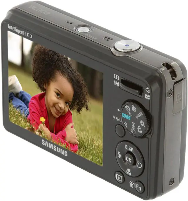 SAMSUNG SL202 Black 10.2 MP Digital Camera - Newegg.com