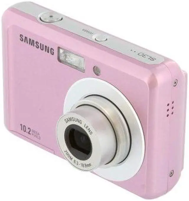 SAMSUNG SL30 Pink 10.2 MP Digital Camera - Newegg.com