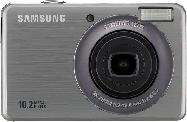 SAMSUNG SL202 Silver 10.2 MP Digital Camera - Newegg.com