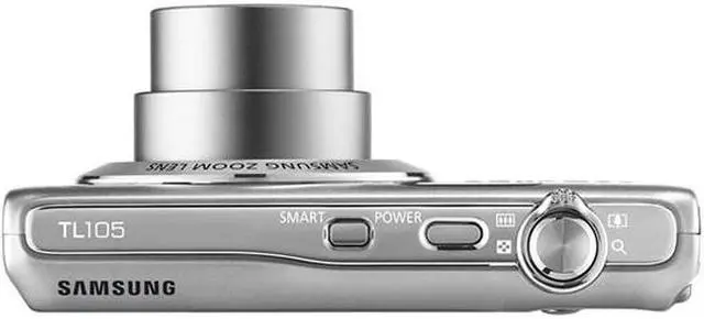 SAMSUNG TL105 Silver 12.2 MP 27.5mm Wide Angle Digital Camera - Newegg.com